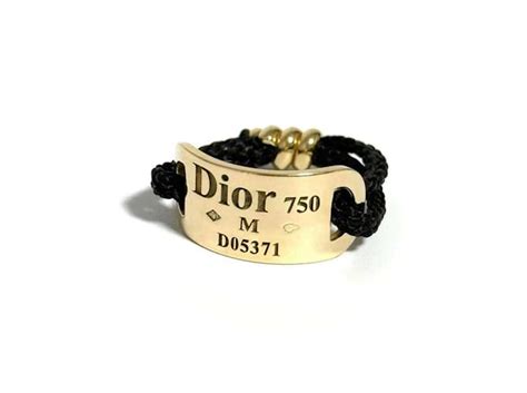 Christian Dior Mens Gormet Couture Ring In 18k Yellow Gold Ref 1913538 Joli Closet