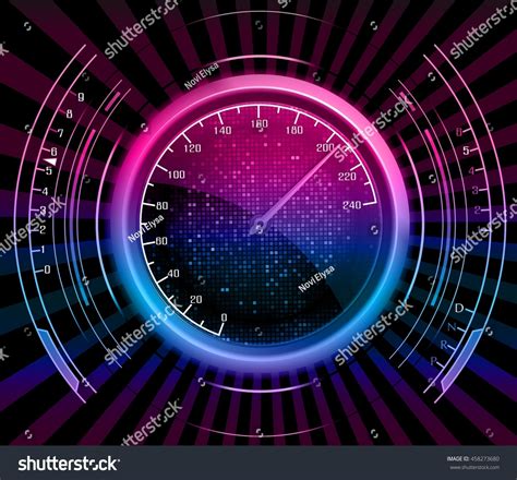Speedometer Vector Stock Vector Royalty Free 458273680 Shutterstock