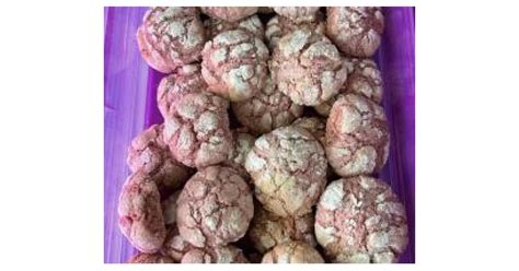 Gluten Free Raspberry Crinkle Cookies By Pktick A Thermomix ® Recipe