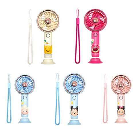 Disney Dy 508 Handheld Mini Fan Mickey Minnie Elsa Strawberry Bear