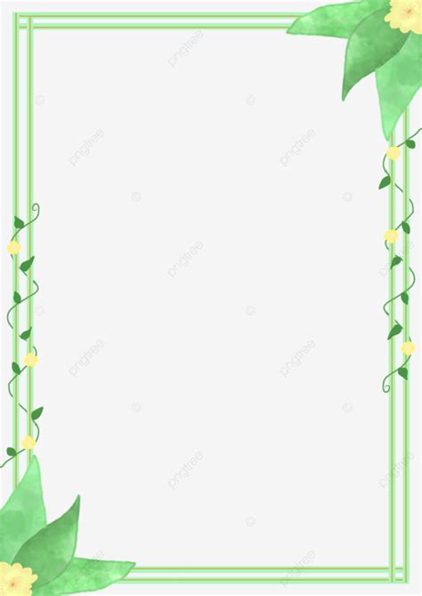잎 녹색 프레임 프레임 초록 잎 Png 일러스트 및 Psd 이미지 무료 다운로드 Pngtree