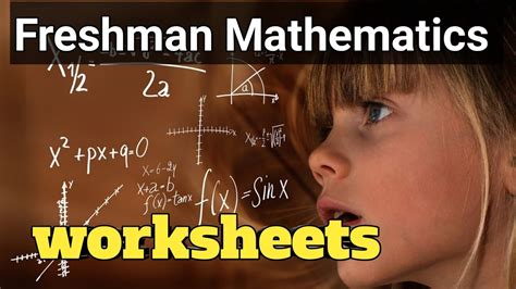freshman mathematics worksheets[ethiopian university freshman
