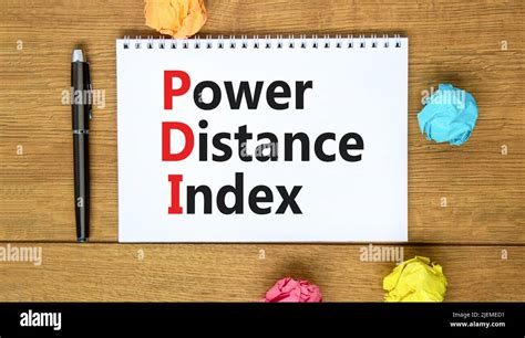 Pdi Power Distance Index Symbol Concept Words Pdi Power Distance Index