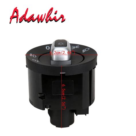 헤드라이트 안개 램프 스위치 3c8941431a 폭스바겐 Eos 골프 제타 Mk5 Mk6 파사트 Cc 티구안 투란 캐디 파사트 B6 시로코 5nd941431b 용자동차