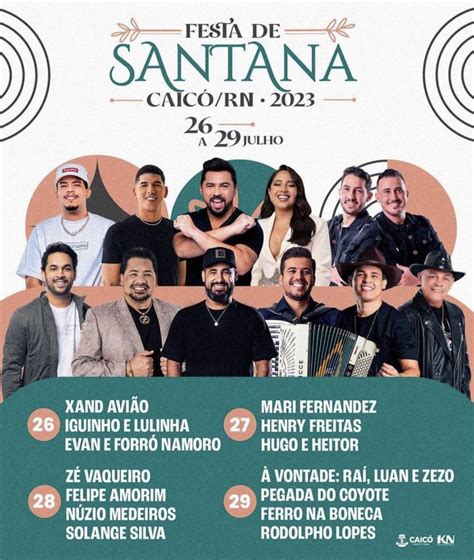 Divulgada a programação dos shows da Ilha durante a Festa de SantAna 2023