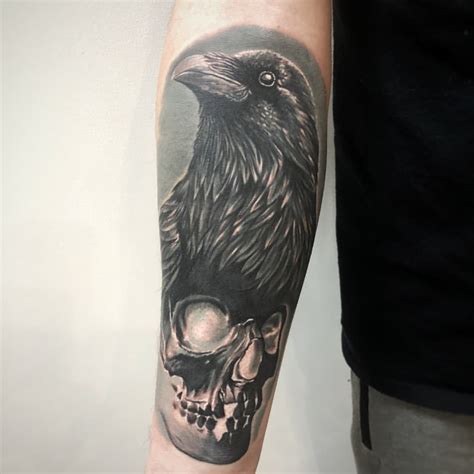 Unique Raven Tattoos
