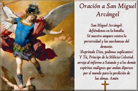 Santa María Madre de Dios y Madre nuestra Oración a San Miguel Arcángel