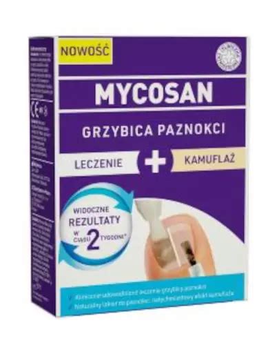 Mycosan grzybica paznokci leczenie i kamuflaż ml Wapteka