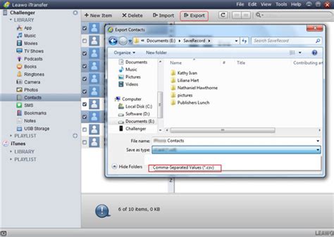 4 ways to export ipad contacts to csv leawo tutorial center