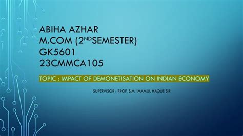 Demonetization Pptpptx Demonetisation Demonetisation Pptx