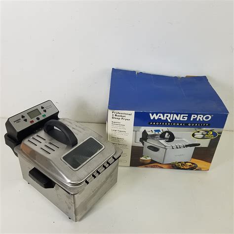 Buy The Deep Fryer Waring Pro 3 Basket Deep Fryer Model Df280