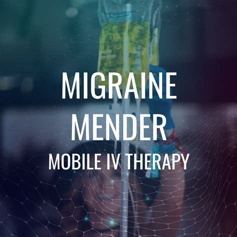 Iv Therapy For Migraine Relief Migraine Mender Iv Therapy