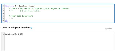 Write A Function To Compute The Jacobian Matrix For Chegg Com