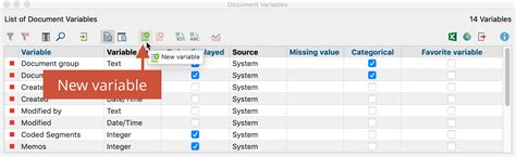 create and edit variables maxqda maxqda