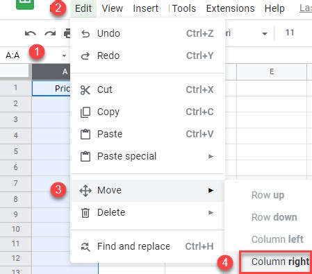 How To Swap Move Columns In Excel Google Sheets Automate Excel