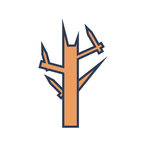 Tree With No Leaves Vector Icon Vector Art At Vecteezy