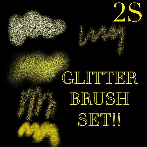 Glitter Brush Set
