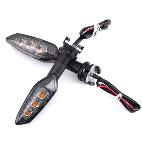 Loja Mundo Naked Par Pisca Led Para Kawasaki Z900 Seta Modelo Origina