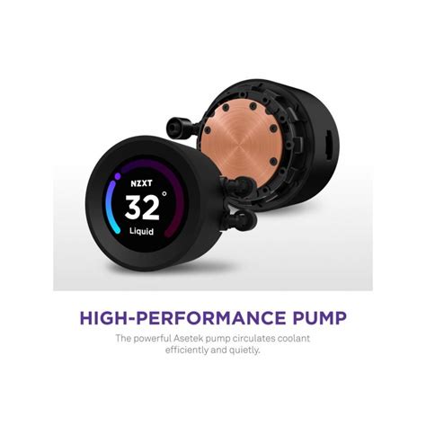NZXT Kraken Z Series Z Mm AIO RGB CPU Liquid Cooler LCD Display RL KRZ Improved Pump