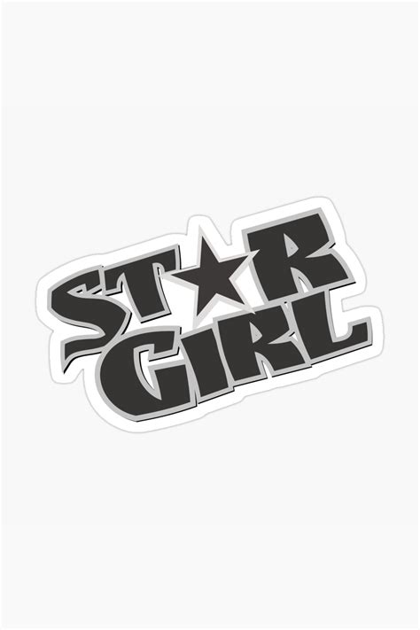 Stargirl Sticker For Sale By Besshop In 2023 Black And White