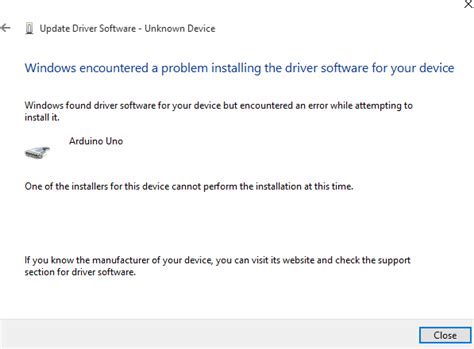 Arduino Driver Cant Be Installed Windows 10 Rarduino
