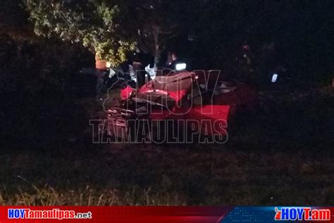 Hoy Tamaulipas Tres Heridos En Volcadura En La Tampico Mante