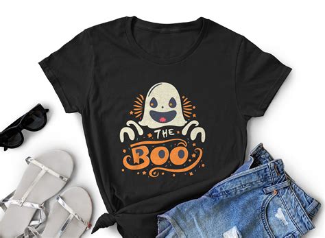 The Boo Halloween T Shirt Design Graphic By Alim Graphic · Creative Fabrica