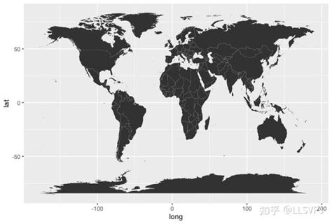 如何在 R 中使用 Ggplot2 制作世界地图并投点？ 知乎
