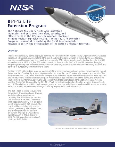 Viable Opposition The B61 Mod 12 Americas Latest Nuclear Deterrent