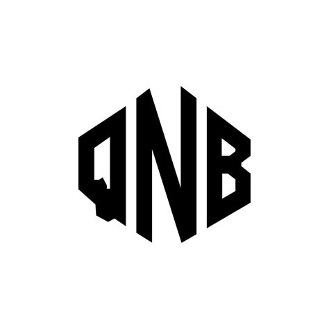 Diseño De Logotipo De Letra Qnb Con Forma De Polígono Qnb Polígono Y