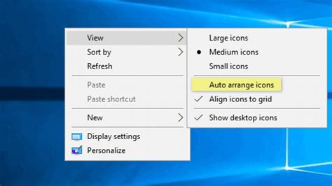 Stop Auto Arrange Icons Windows 10 At Jerry McClintock Blog