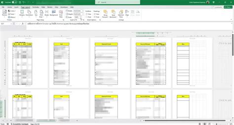 Excel แสดงหัวตารางทุกหน้าตอน Print Naiwaendebuggingsoft
