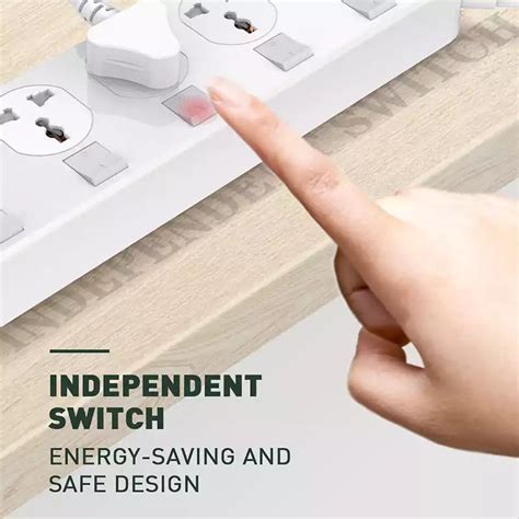 Multi Socket Extension Cord Plug Electric With Usb