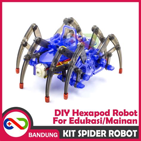 jual robot laba laba hexapod electric spider robot kit diy steam