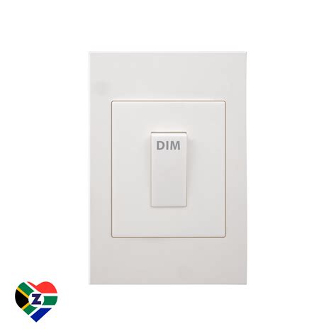 Single Lever Dena Q 4x2 White Dimmer Switch For Operation