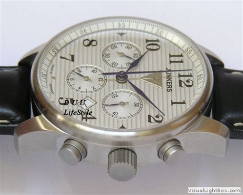 Junkers Tante Ju Herrenuhr Automatik Chronograph Mit Eta Kaliber 7750