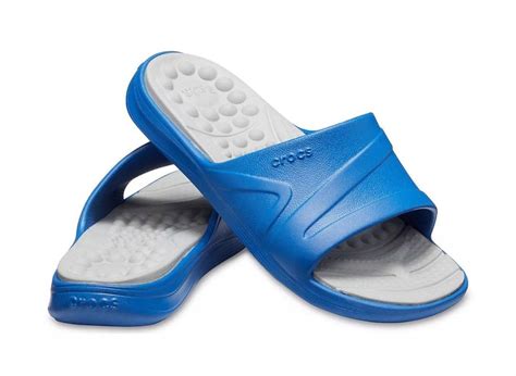 Crocs Reviva Blue Jean Mens Fashion Footwear Flipflops And Slides