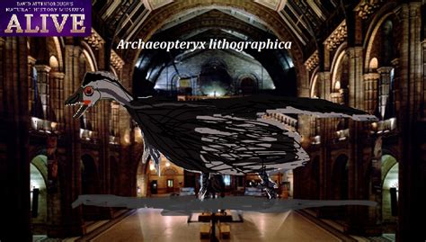Natural History Museum Alive Archaeopteryx By Vespisaurus On Deviantart