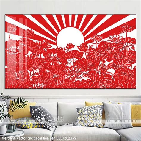 File Tranh Vector Cnc Decal Hoa Sen 03072023 Vy