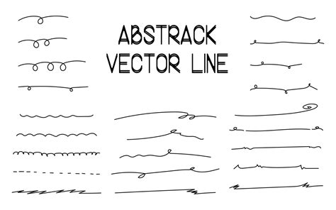 Set Of Hand Drawn Vector Line 32311681 Vector Art At Vecteezy