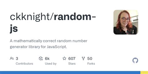 Github Ckknight Random Js A Mathematically Correct Random Number