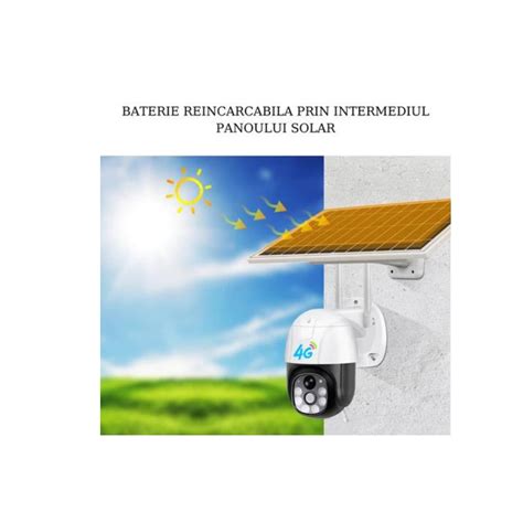Camera De Supraveghere At Performance Cu Incarcare Solara G Sim