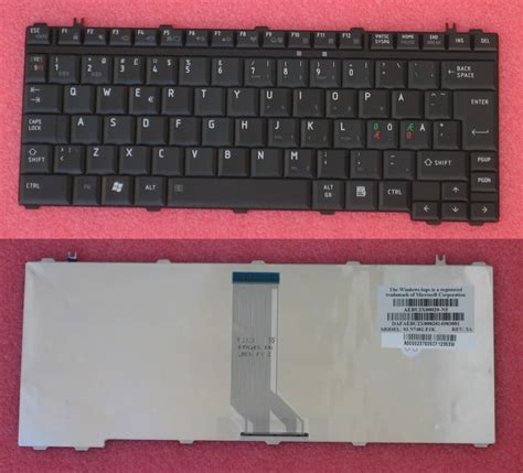 keyboard qwerty ne nordic toshiba satellite u400 u405 9j n7482 e1k ebay