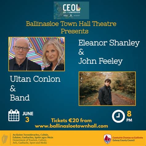 Eleanor Shanley John Feeley And Ultan Conlon Live Music Ballinasloe