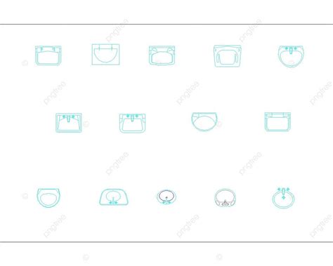 세면 대 Cad 도면 템플릿 Psd 다운로드 디자인 자료 다운로드