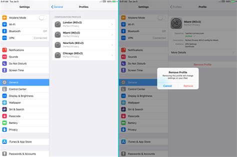 VPN On IPhone Or IPad IKEv Perfect Privacy