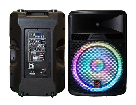 18 Pa Dj 4000 Watts Max Power Active Speaker Built In Reverb