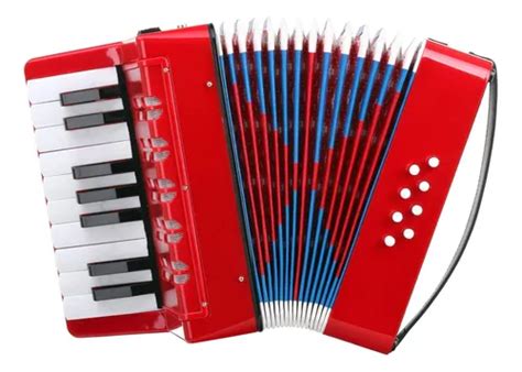 Acordion Para Niños Acordeon 17 Teclas 8 Bajos Musicales Cuotas Sin