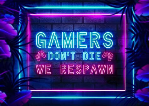 Funny Gaming Gamer Quote Poster By Visualz Displate