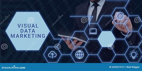 Sign Displaying Visual Data Marketing Internet Concept Use Images To Convey Information In